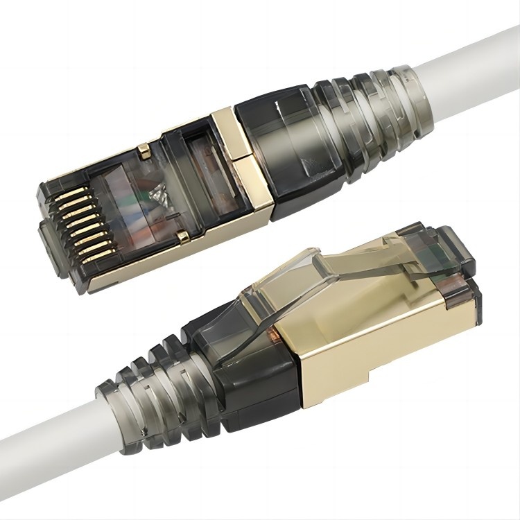 Cat8 Round SFTP patch cord RJ45 Ethernet cable